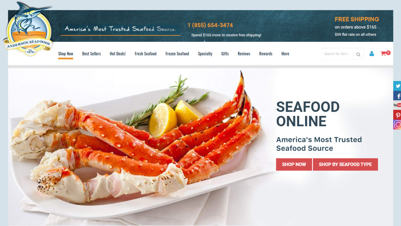 Shop Anderson Seafoods | ECOMsultant